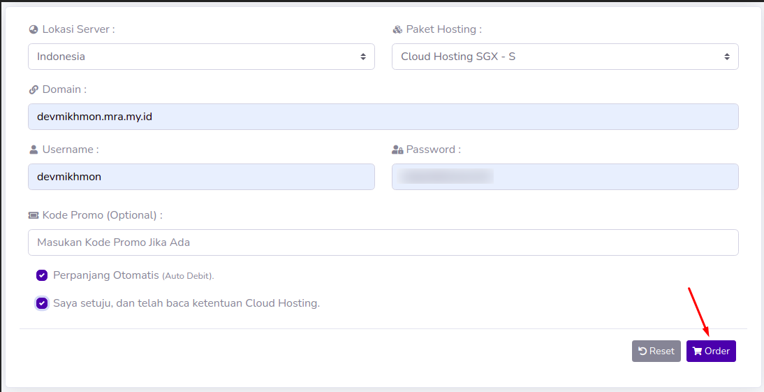 Cara Membuat Akun Cloud Hosting - FreeDDNS